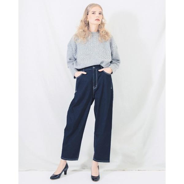 INDIMARK インディマーク デニム ジーンズ パンツ レディース おしゃれ ブランド コクーン W137