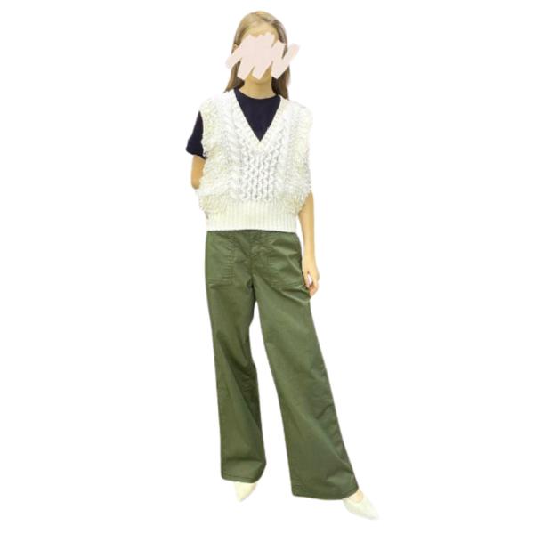 INDIMARK インディマーク ベイカーパンツ レディース おしゃれ ブランド モスグリーン W169 お取り寄せ