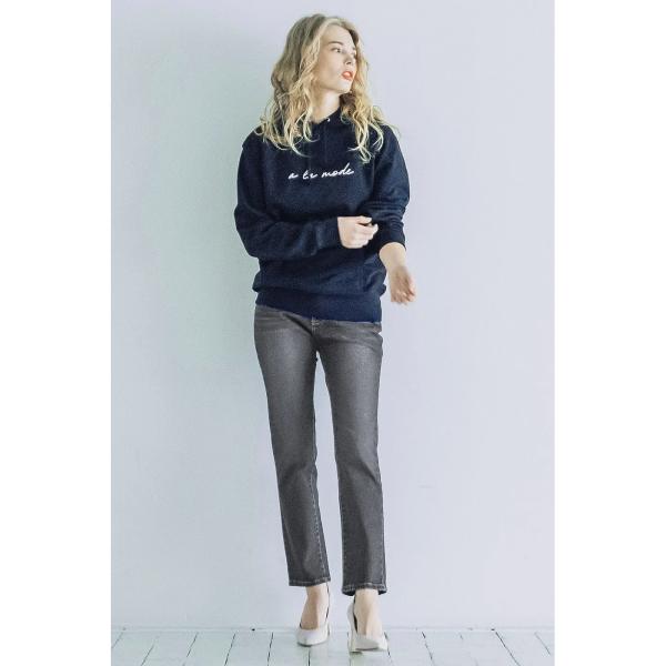 INDIMARK デニム レディース おしゃれ ブランド かわいい グレー ボーイフレンド デニム WJ159【お取り寄せ】