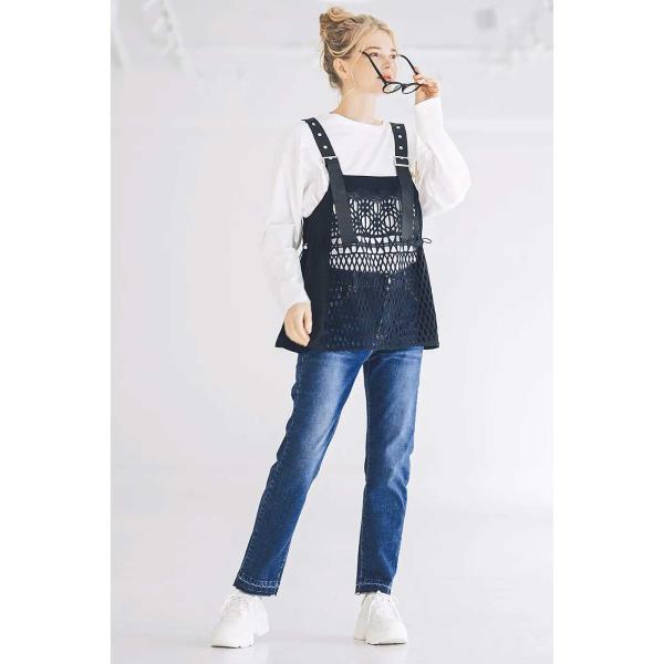 INDIMARK インディマーク デニムパンツ レディース おしゃれ ブランド ボーイズヘム インディゴ WJ165 お取り寄せ【お取り寄せ】