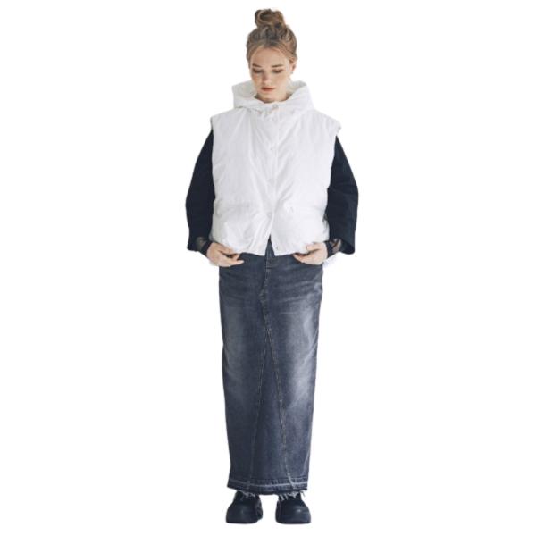 INDIMARK インディマーク タイト スカート レディース おしゃれ ブランド フリンジ グレー WJ169 お取り寄せ