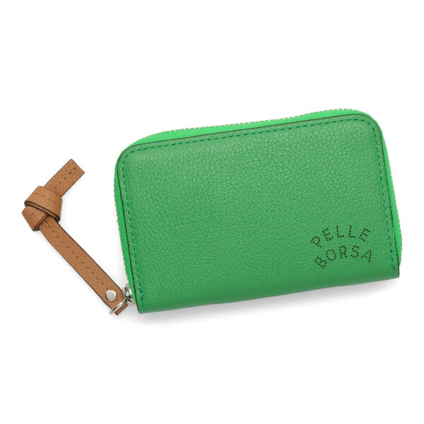 ペレボルサ 財布 レディース PELLE BORSA ベリーグッズ コンパクト財布 7203 GL グリーン