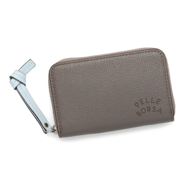 ペレボルサ 財布 レディース PELLE BORSA ベリーグッズ コンパクト財布 7203 GR グレー