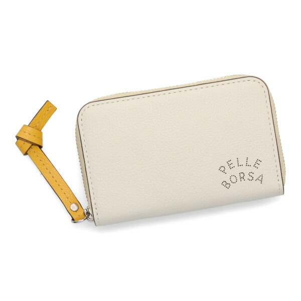ペレボルサ 財布 レディース PELLE BORSA ベリーグッズ  コンパクト財布 7203 IV アイボリー