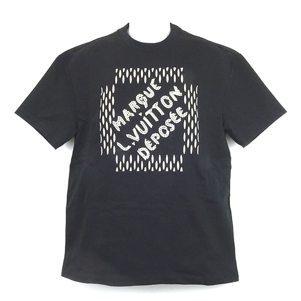 ルイヴィトン Tシャツ メンズ LOUIS VUITTON エンブロイダードシグネチャーコットンTシャツ 1AFJFH サイズM