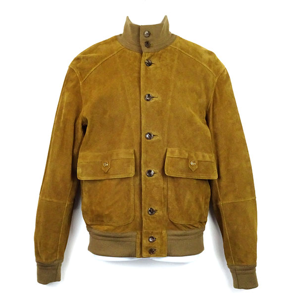 グッチ ブルゾン メンズ GUCCI 669051 XNA03 2001 ブラウン サイズ46 Mサイズ相当