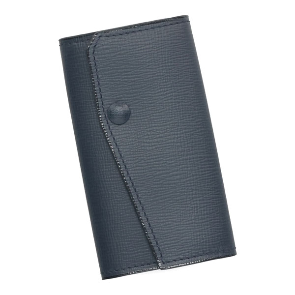 ヴァレクストラ キーケース VALEXTRA キーホルダー 6フック SGSR0076044 BB ネイビー