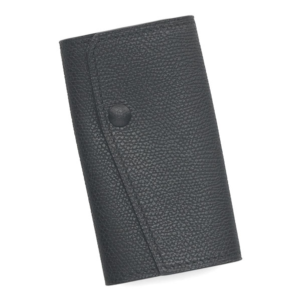 ヴァレクストラ キーケース VALEXTRA キーホルダー 6フック SGSR0076028 NN ブラック