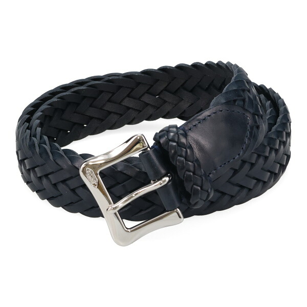 J&M デヴィッドソン ベルト メンズ J&M DAVIDOSON メッシュベルト BENT-0TP 390 ネイビー サイズ36 90cm