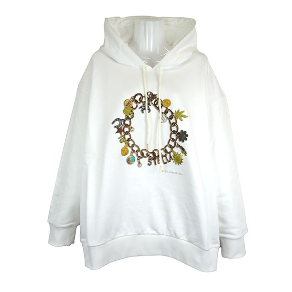 ステラマッカートニー フーディ レディース STELLA MCCARTNEY 6J0157 3SPX80 9000 ホワイト サイズXS