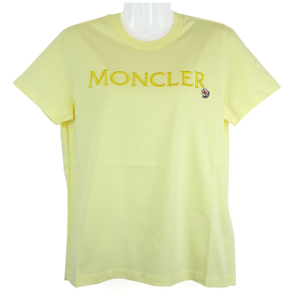 モンクレール Tシャツ レディース MONCLER 8C00006 829HP 10W イエロー サイズS