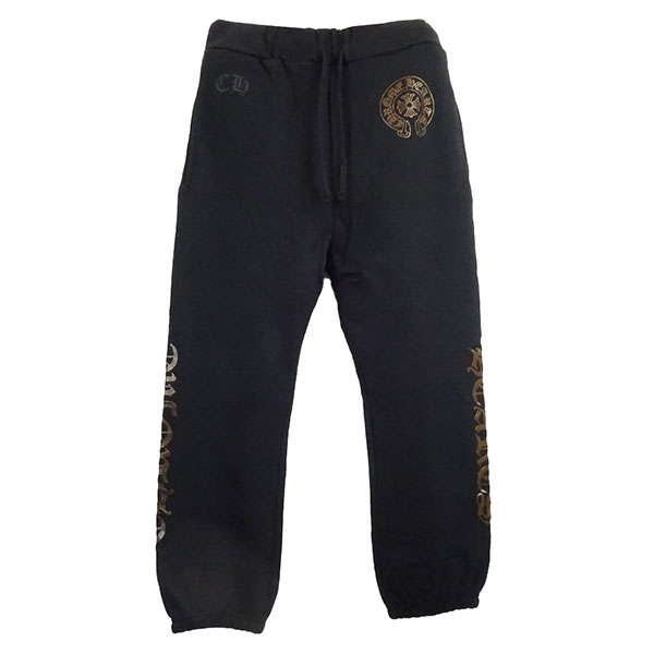 クロムハーツ スウェットパンツ CHROME HEARTS 1988 ブラック+ブロンズ サイズL 1988SPTS