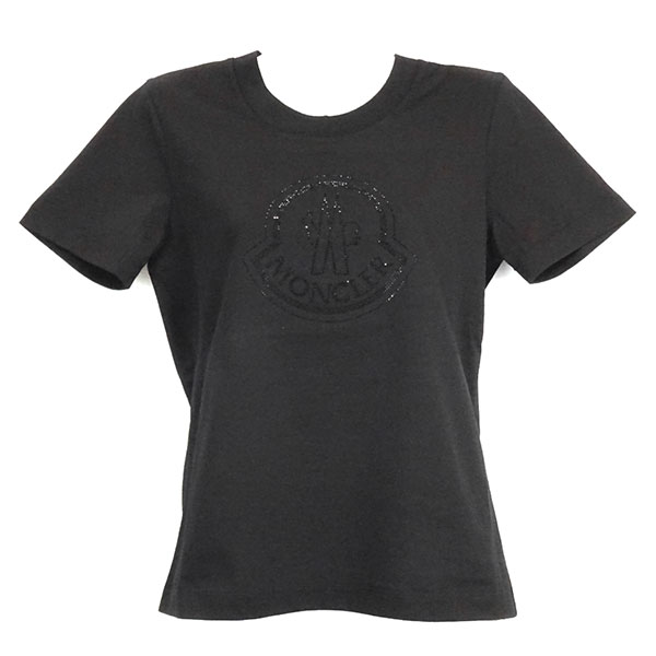モンクレール Tシャツ レディース MONCLER 8C00017 829FB 999 ブラック サイズL