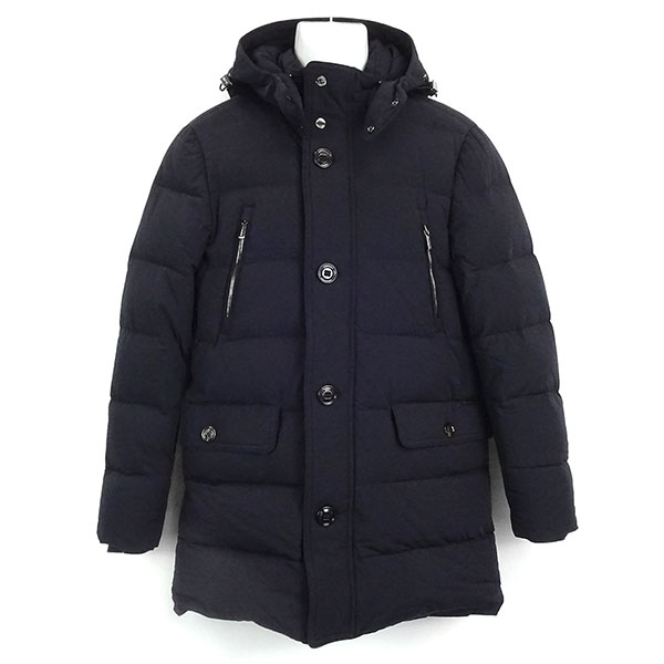 ムーレー ダウン メンズ MOORER ゴルナー GORNER-KN ダークブルー サイズ46 Mサイズ相当