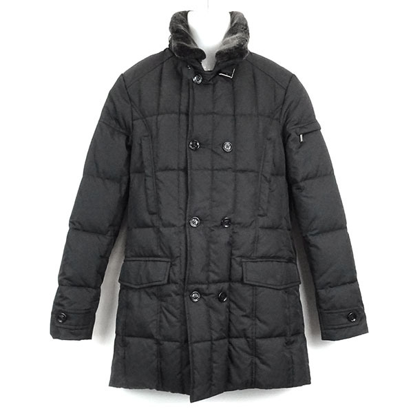 ムーレー ダウン メンズ MOORER モリス MORRIS-KM ブラック サイズ46 Mサイズ相当