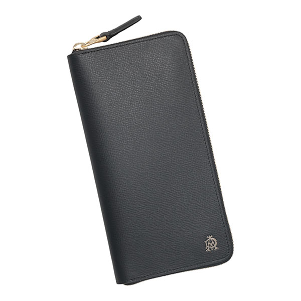 ダンヒル 財布 メンズ DUNHILL フルハム ジップコートウォレット 22F2204MF ブラック