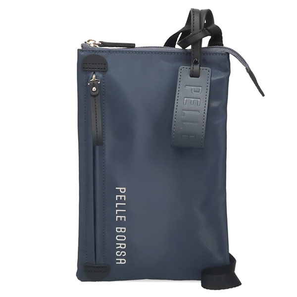 ペレボルサ バッグ レディース PELLE BORSA チアーズ 縦型ポシェット 5205　NV ネイビー