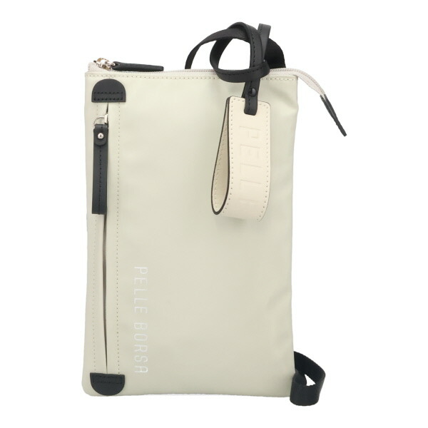 ペレボルサ バッグ レディース PELLE BORSA チアーズ 縦型ポシェット 5205　IV アイボリー