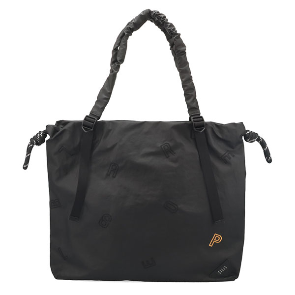 ペレボルサ バッグ レディース PELLE BORSA リンクル 巾着A4トート 6521 BL ブラック