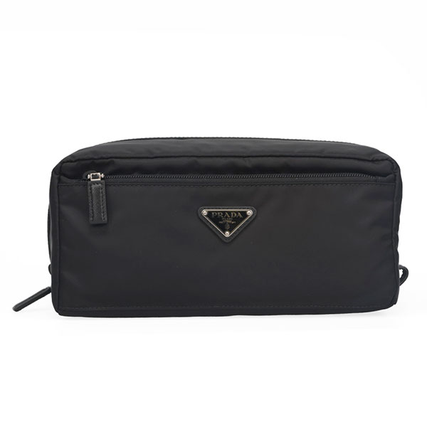 プラダ バッグ メンズ PRADA リナイロン トラベルポーチ 2NA029 2DMH F0002 ブラック
