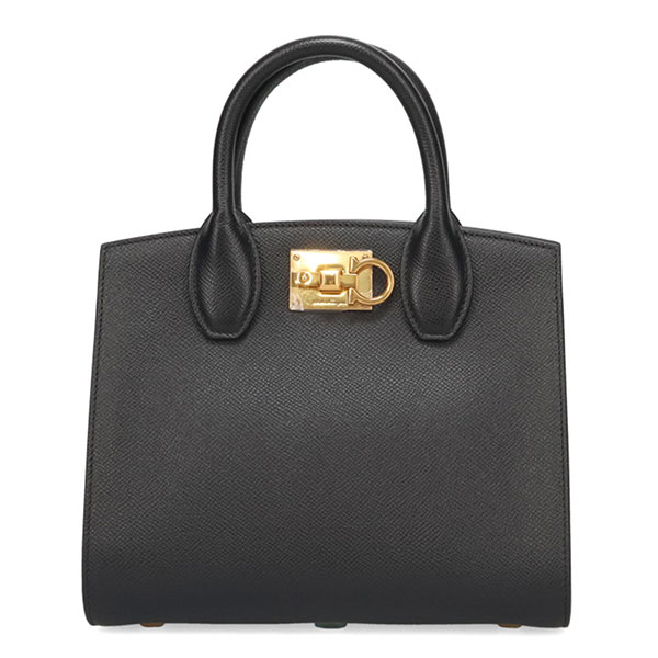 フェラガモ バッグ レディース FERRAGAMO ステューディオボックスバッグ 211424 0384 ブラック