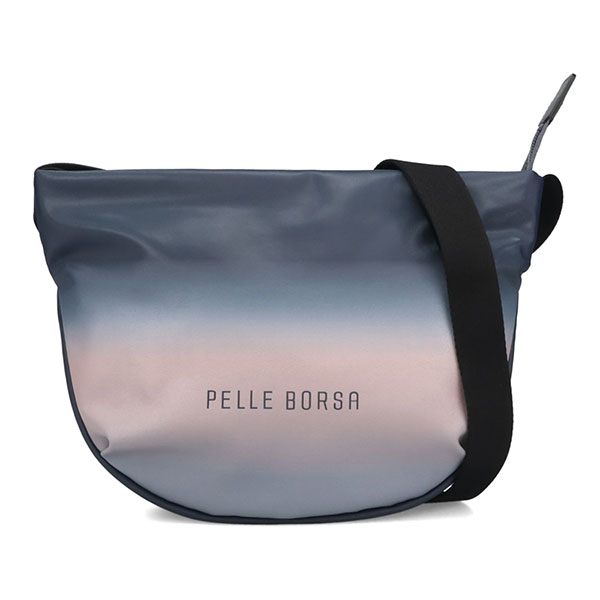 ペレボルサ バッグ レディース PELLE BORSA チアーズグラデーション コンパクトラウンドショルダー 5207 NV ネイビー