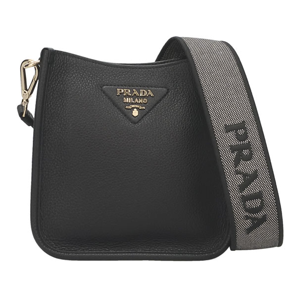 プラダ バッグ レディース PRADA ヴィッテロダイノ ソフトレザー ミニショルダーバッグ 1BH191 2DKV F0632 ブラック