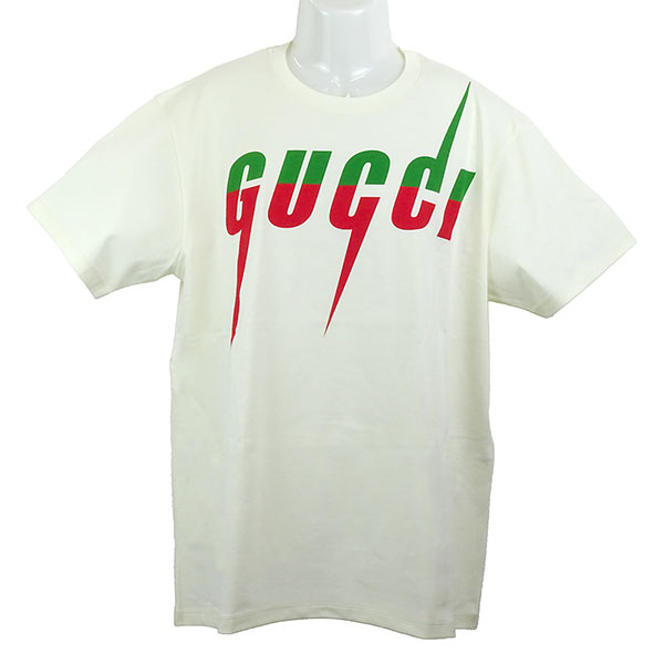 グッチ Tシャツ メンズ GUCCI ブレード 565806 XJAZY 9037 ホワイト サイズS