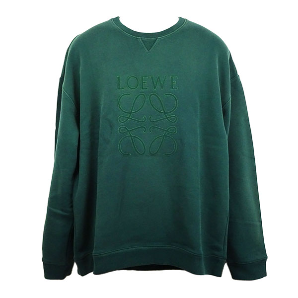 ロエベ スウェットシャツ メンズ LOEWE H526Y24X58 4110 グリーン サイズL