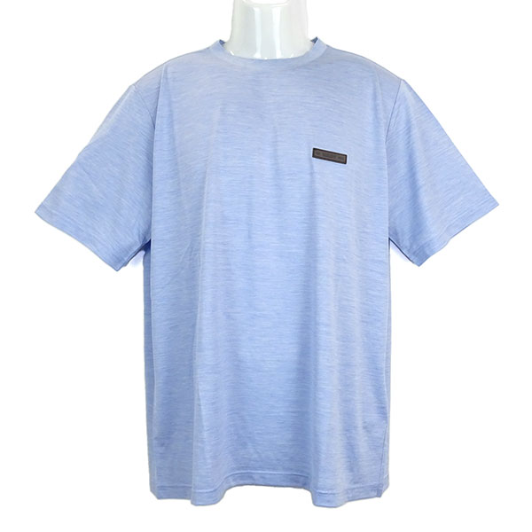 ベルルッティ Tシャツ メンズ BERLUTI レザータブTシャツ スカイブルー 263101 サイズM