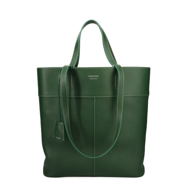 フェラガモ バッグ メンズ FERRAGAMO トートバッグ 241653 フォレスト グリーン