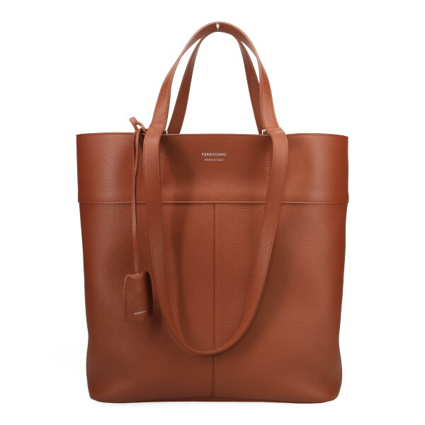 フェラガモ バッグ メンズ FERRAGAMO トートバッグ 241653 コニャック ブラウン