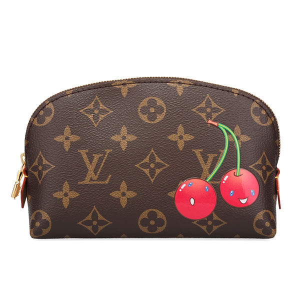 ルイヴィトン ポーチ LOUIS VUITTON LV × 村上隆 ポシェット コスメティック PM モノグラム M13766