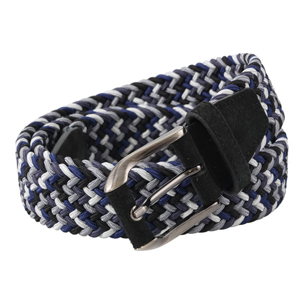 メンズ メッシュ ストレッチベルト イタリア BELTS社製 ブルー系マルチカラー サイズ100cm 24168 016 ベルツ