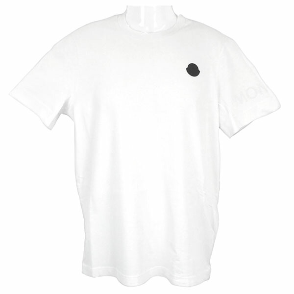 モンクレール Tシャツ メンズ MONCLER 8C00039 89AYW 031 ホワイト サイズS