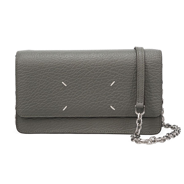 メゾンマルジェラ バッグ レディース Maison Margiela 4ステッチ チェーンウォレット SA3UI0008 P4455 T8127 カイユーグレー