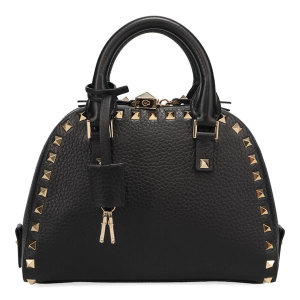 ヴァレンティノ バッグ レディース VALENTINO ロックスタッズ スモールダブルハンドルバッグ W2B0Q97 VSF 0NO ブラック