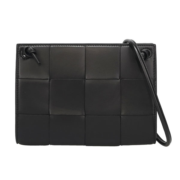 ボッテガヴェネタ バッグ レディース BOTTEGA VENETA ミニカセット ショルダーバッグ 755842 VCQC2 8425 ブラック