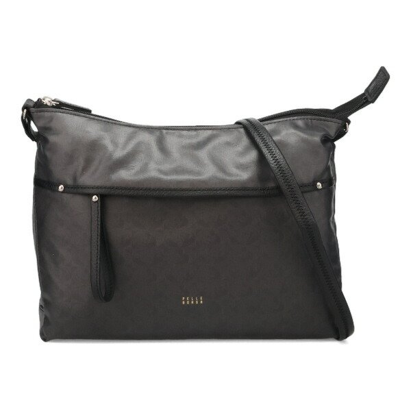 ペレボルサ バッグ レディース PELLE BORSA アライブ シンプルショルダーバッグ 4449 MB マットブラック