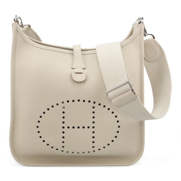 エルメス エブリン 3 PM 29cm HERMES トリヨンクレマンス ベトン シルバー金具 056277 B刻印