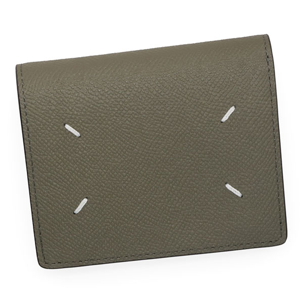 メゾンマルジェラ 財布 Maison Margiela 4ステッチ 二つ折りウォレット SA3UI0007 P4745 T7429 カーキ