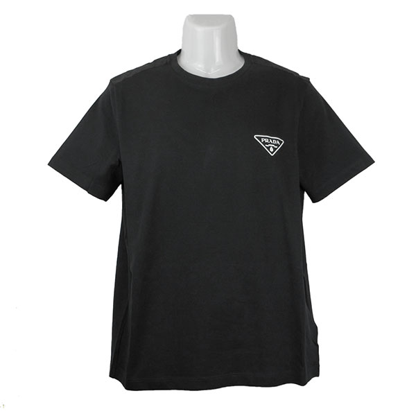 プラダ Tシャツ メンズ PRADA UJN880 RWM0 1U1R NERO ブラック サイズL