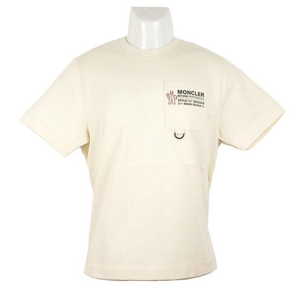 モンクレール Tシャツ メンズ MONCLER 8C00009 89AZ9 034 ホワイト サイズL