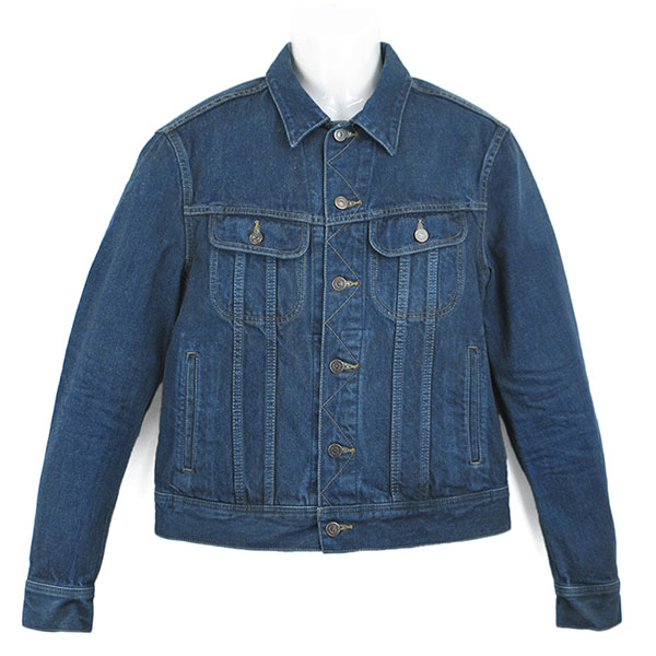 セリーヌ ジャケット メンズ CELINE トラッカージャケット ウォッシュデニム RV0DX 789D CBF8 ロイヤルインディゴ サイズL