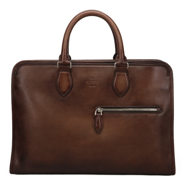 ベルルッティ バッグ メンズ BERLUTI アンジュール ミニ レザーブリーフケース ソフトブラウン 306910