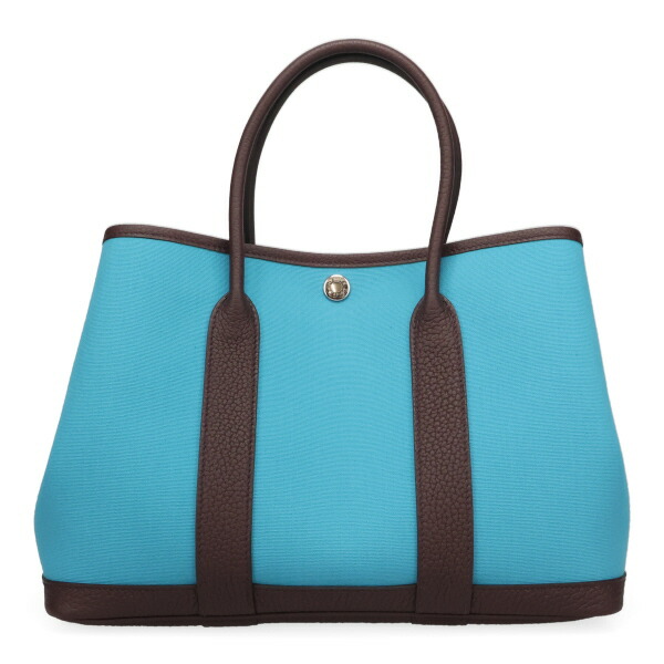 エルメス ガーデンパーティ TPM 36 HERMES トワルオフィシェ+ネゴンダ ブルーノール+ルージュアッシュ 051551 K刻印