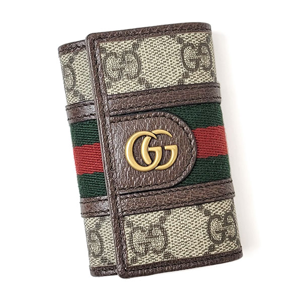 グッチ キーケース GUCCI オフィディア GGキーケース 603732 96IWT 8745 ベージュ+ダークブラウン