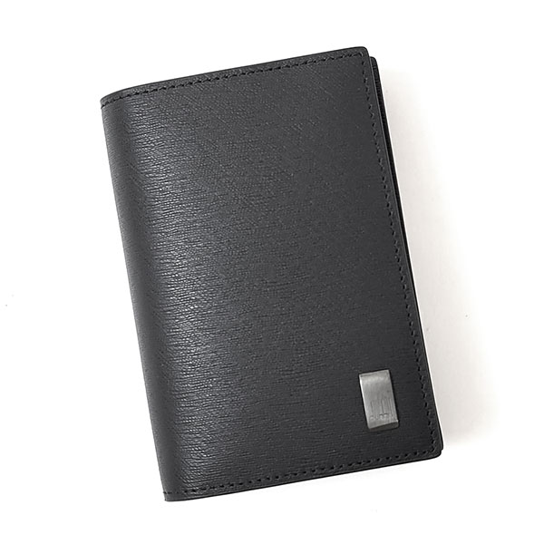 ダンヒル 名刺入れ メンズ DUNHILL サイドカーガンメタル ビジネスカードケース 19F2F47SG ブラック