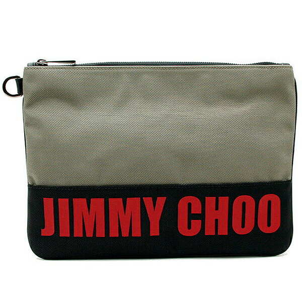 ジミーチュウ バッグ メンズ JIMMY CHOO クラッチバッグ DEREK/S JCO クレイ/ブラック