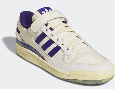 【SALE】【adidas】HP9542 adidas FORUM 84 LOW AEC PURPLE/WHITE アディダス フォーラム 84 ロー パープル/ホワイト メンズ スニーカー  ローカット シューズ 3本ライン 大人靴 ヴィンテージ加工